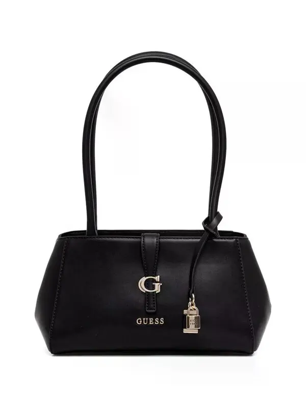 Guess Carrie Grlfrnd Logo Padlock Tote Bag - Black
