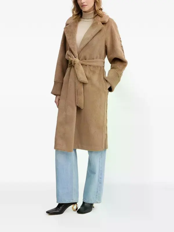 Guess Belted Long Sleeve Coat