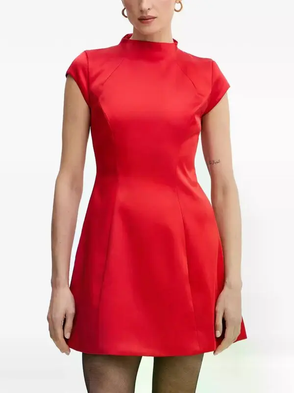 Bardot Delphi Hourglass A-line Dress - Red