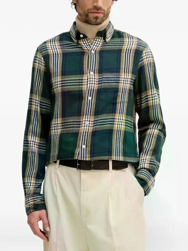 Gant Windblown Check Pocket Shirt - Green