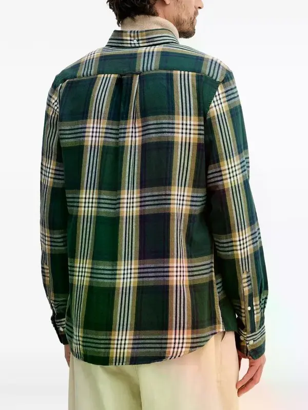 Gant Windblown Check Pocket Shirt - Green