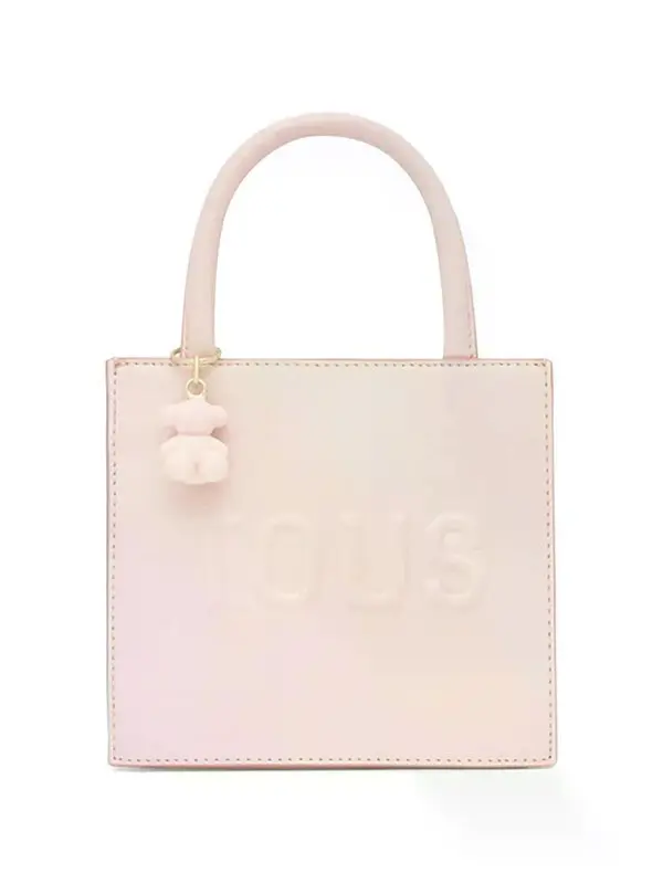 TOUS Mini Brenda Embossed Charm Tote Bag