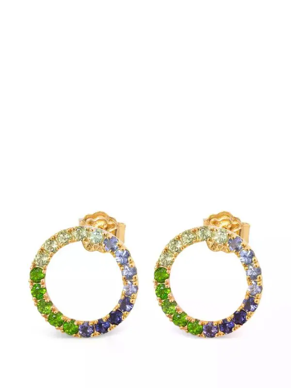 TOUS Circle Earrings - Gold