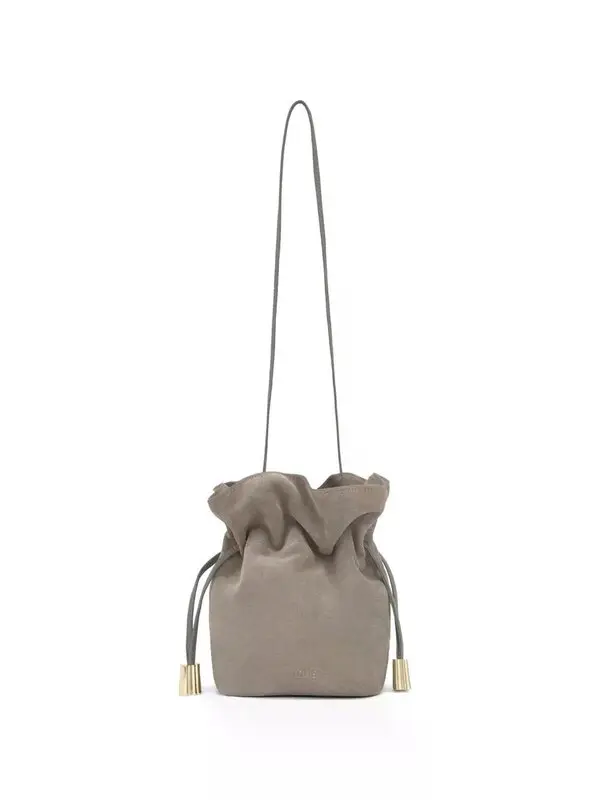 TOUS Small Heritage Drawstring Bucket Bag - Grey