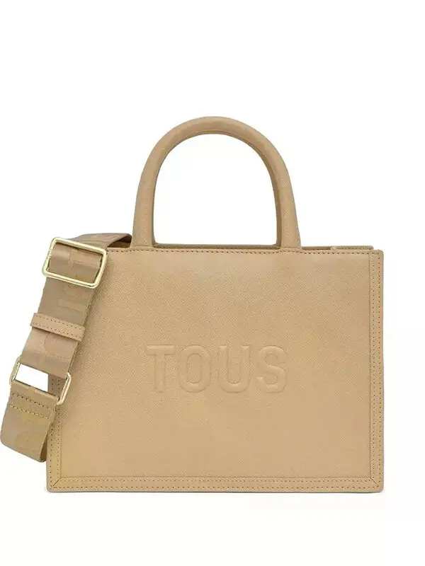 TOUS Medium Brenda Embossed Tote Bag - Brown