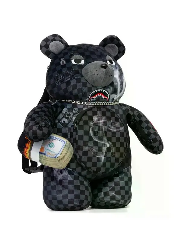 SPRAYGROUND Checkered Bear Backpack