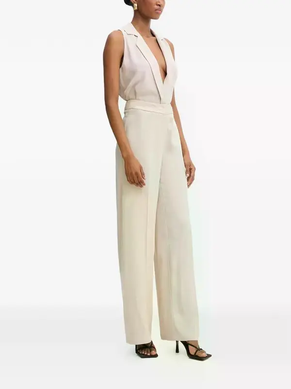 SIMONA CORSELLINI V-neck Sleeveless Jumpsuit