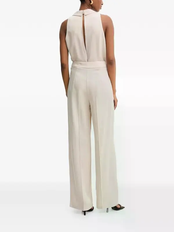SIMONA CORSELLINI V-neck Sleeveless Jumpsuit