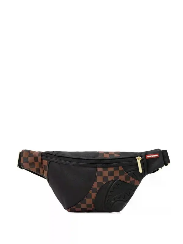 SPRAYGROUND Checkerboard Belt Bag - Black