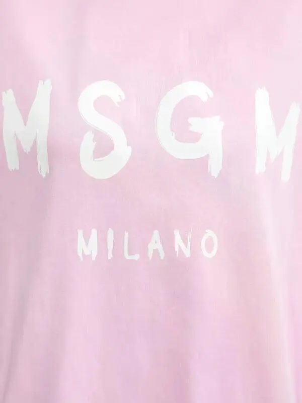 MSGM Logo-detail Mini Dress