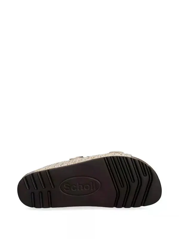 DR. SCHOLL'S SHOES Woven Buckle Strap Slides