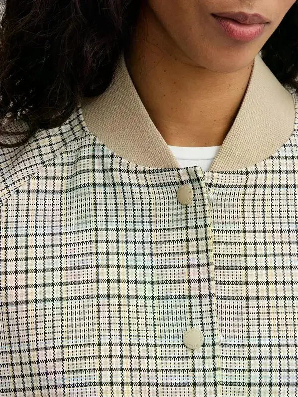 Marc O'polo Checked Bomber Jacket