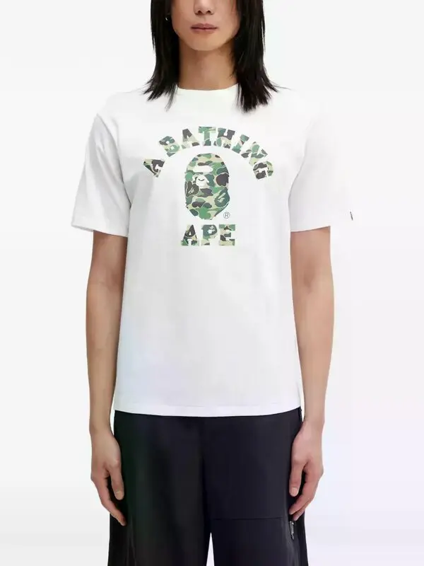A BATHING APE Logo-print T-shirt - White