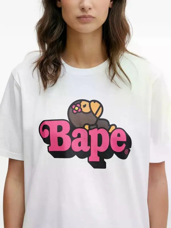 A BATHING APE Logo-print T-shirt