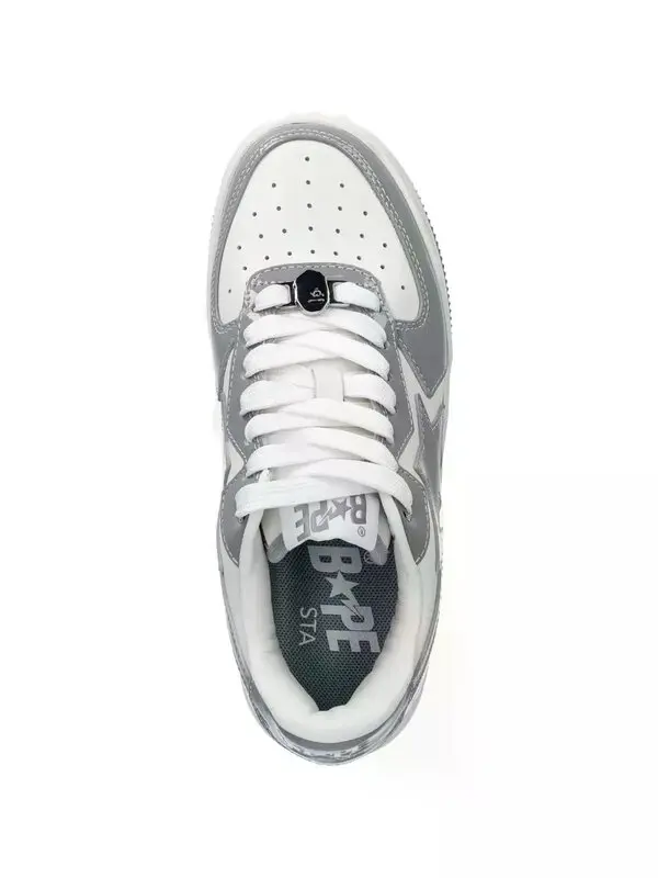 A BATHING APE Star-embellished Low Top Sneakers