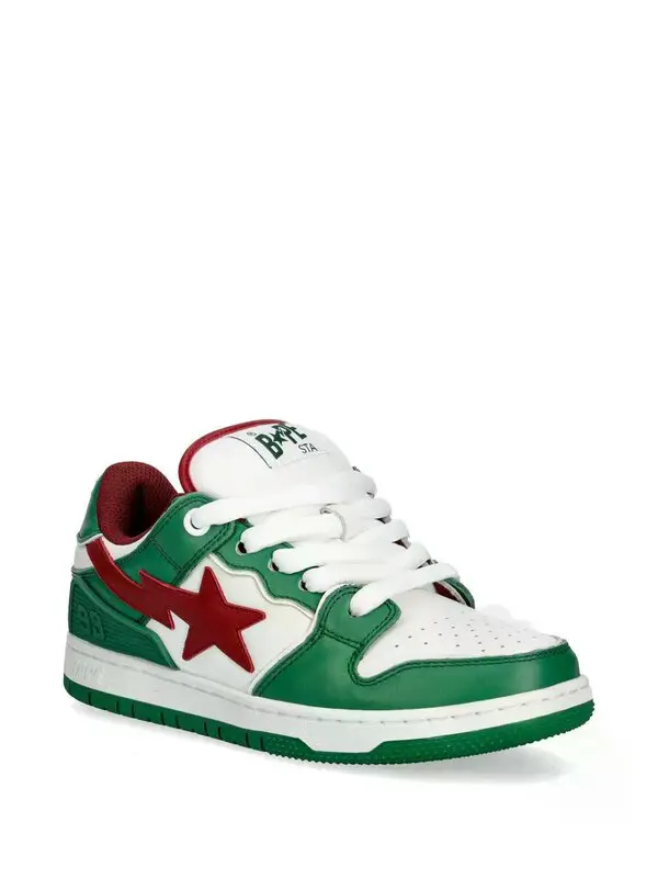 A BATHING APE Star-embellishment Sneakers - White