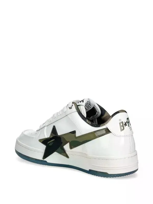 A BATHING APE Star-embellishment Sneakers - White