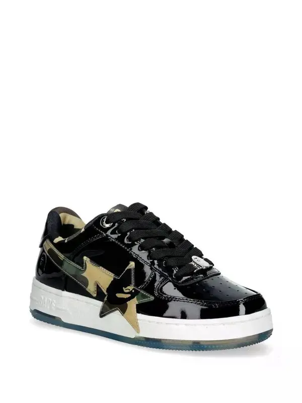 A BATHING APE Camouflage-pattern Sneakers