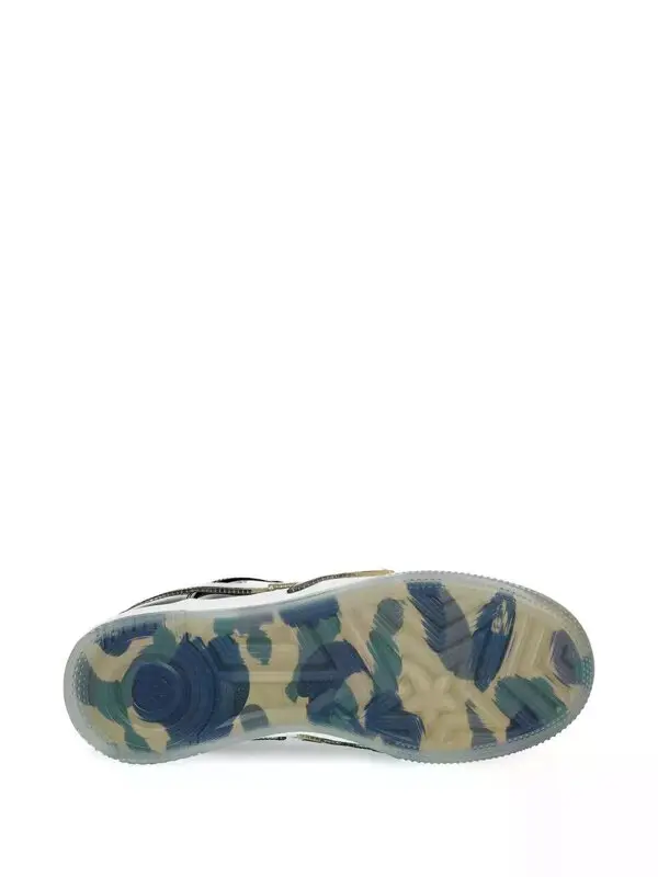 A BATHING APE Camouflage-pattern Sneakers