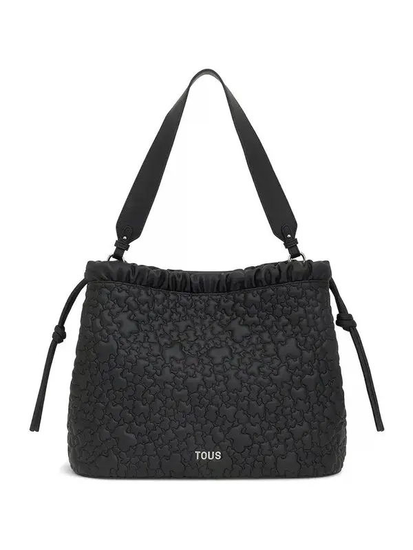 TOUS Large Puffy Bear Shoulder Bag - Black