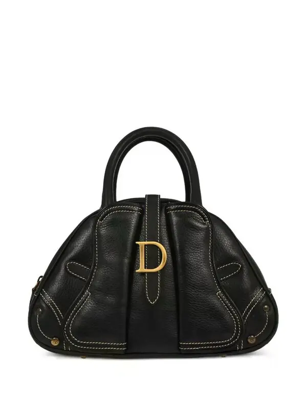 Dior 2001 Double Saddle Handbag - Black