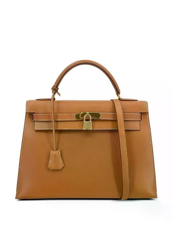 Hermès 1994 32 Kelly Sellier Veau Chamonix Tote Bag