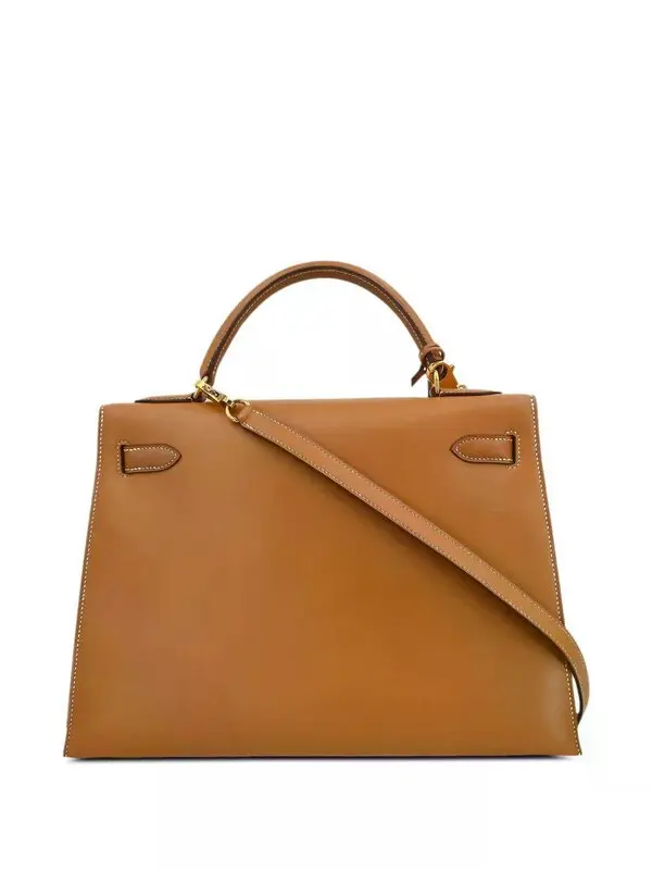 Hermès 1994 32 Kelly Sellier Veau Chamonix Tote Bag