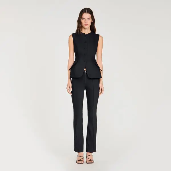 Sandro Peplum Vest