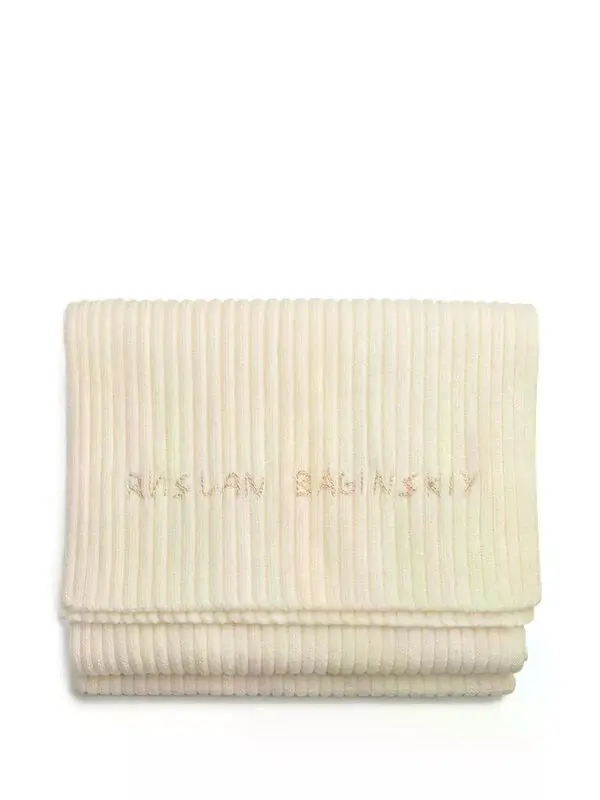 Ruslan Baginskiy Ribbed Scarf - Neutrals