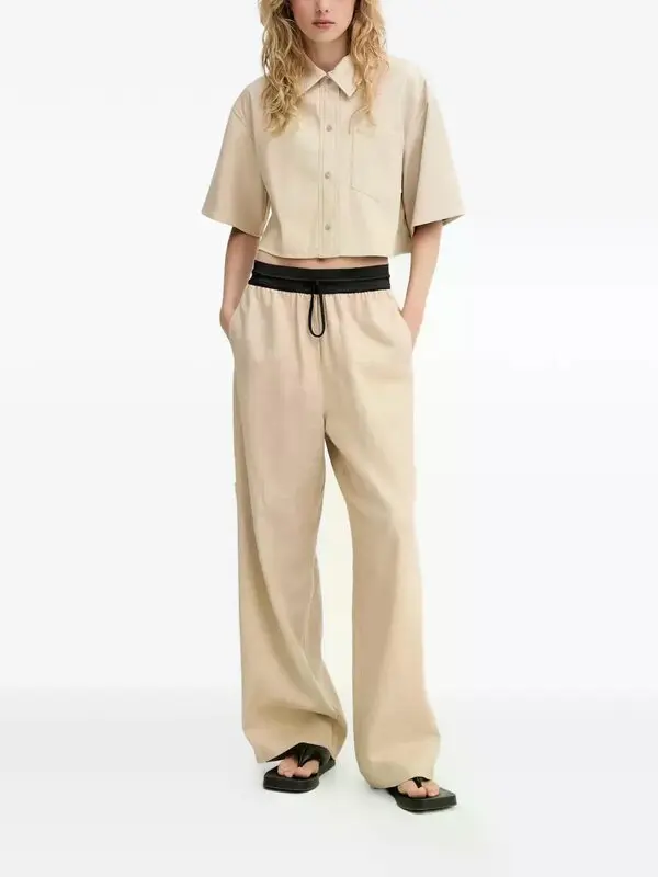 STAND STUDIO Cropped Pocket Shirt