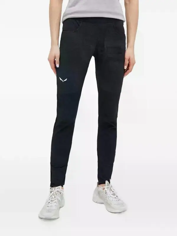 SALEWA Agner Panelled-design Performance Leggings - Black