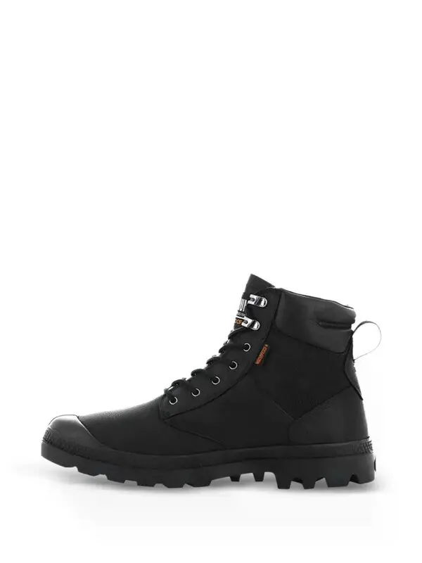 PALLADIUM Pampa Shield Lace-up Ankle Boots - Black