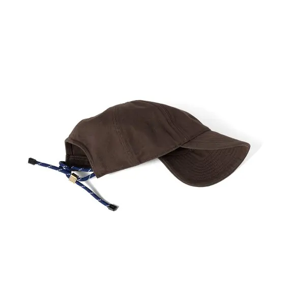 Miu Miu Baseball Cap - Dark Brown/iris