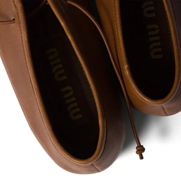 Miu Miu Nappa Leather Ballerinas