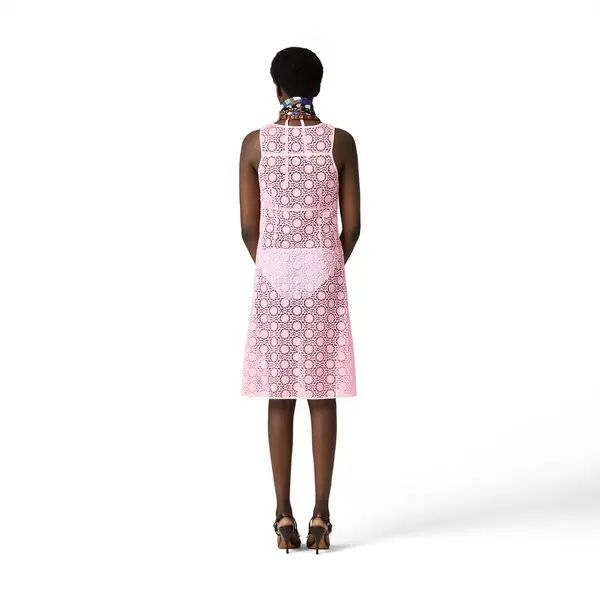 Miu Miu Macramé Dress - Pink