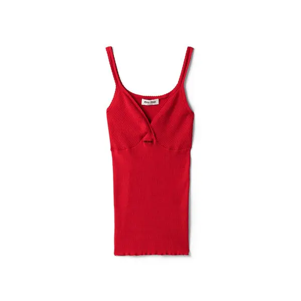 Miu Miu Cotton Knit Top