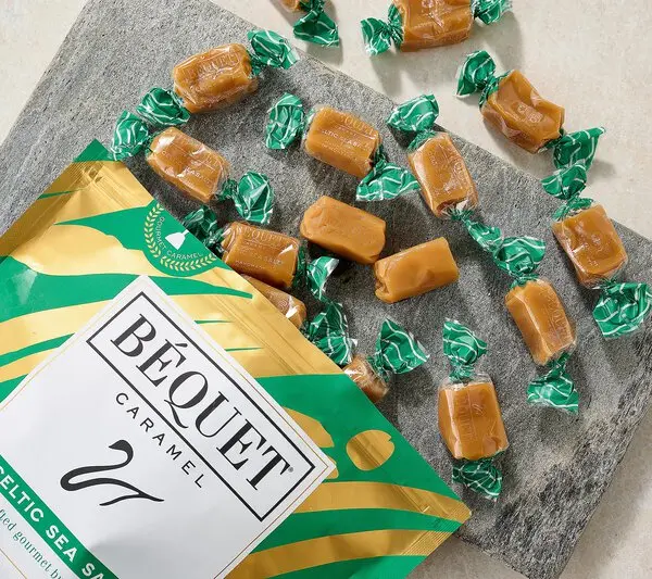 BEQUET CONFECTIONS Bequet Caramel 24oz Bag Butterscotch Or Sea Salt Caramels - One-color
