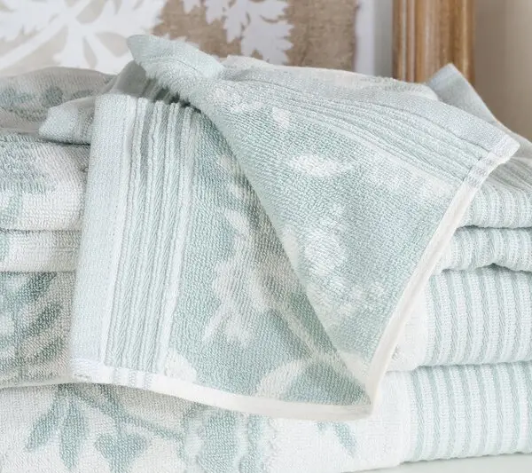 WAVERLY Cotton Jacquard 6-piece Towel Set