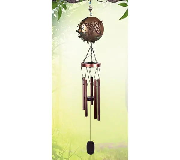 SUNSET VISTA DESIGNS Flower Moon Solar Chime - One-color