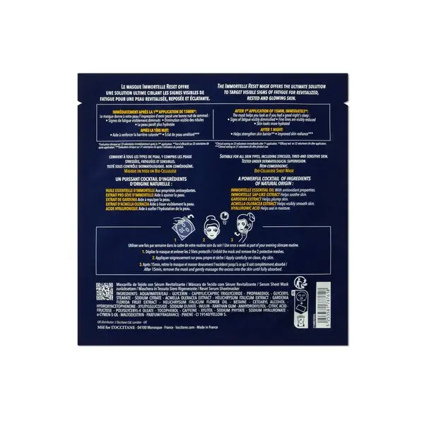 L'OCCITANE Immortelle Overnight Reset Serum Mask 0.84 Fl Oz