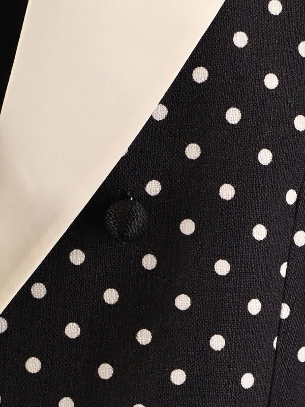 Valentino Garavani Polka Dot Viscose Blazer