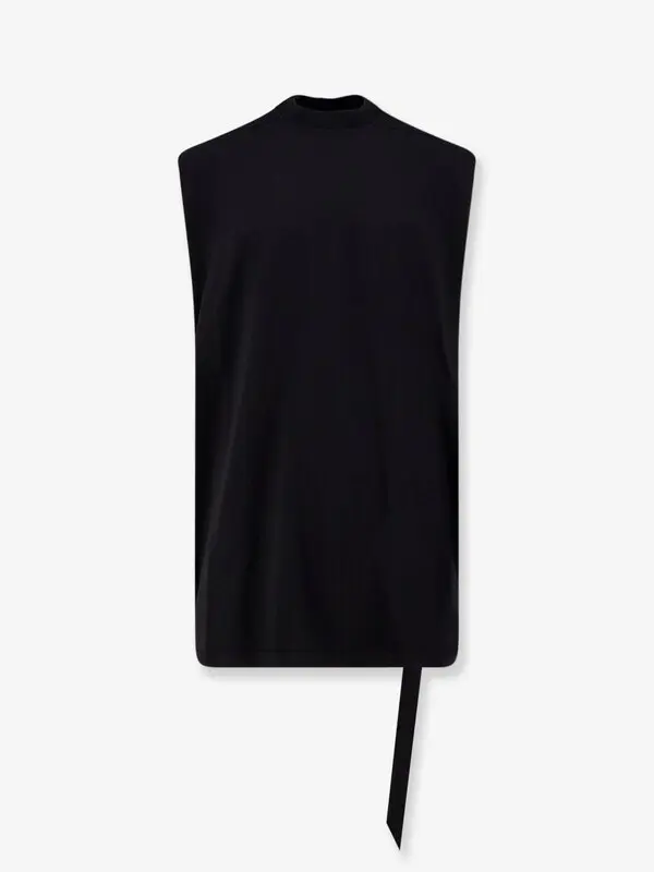 Rick Owens Cotton Tank Top - Black