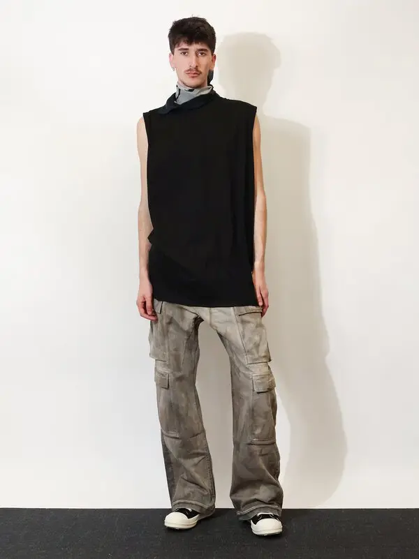 Rick Owens Cotton Tank Top - Black