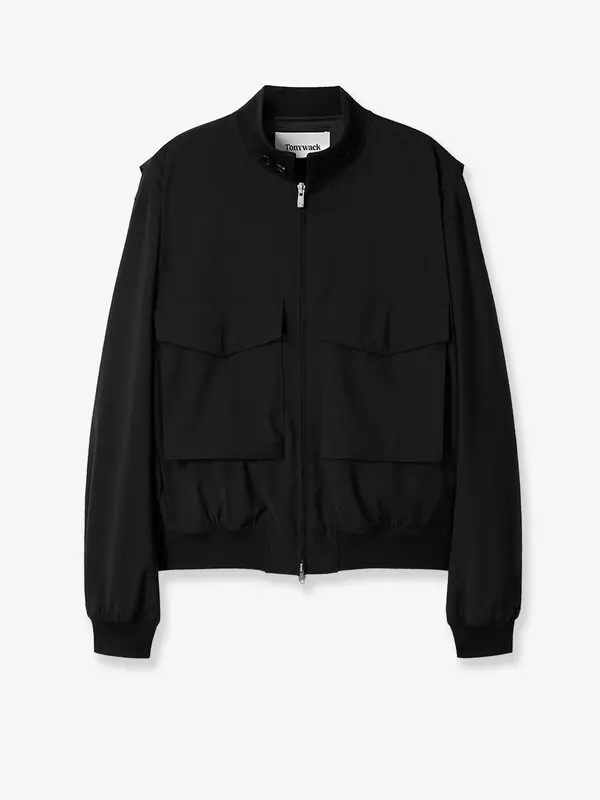 TONYWACK Wool Blend Jacket - Black