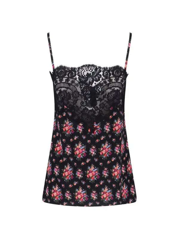 Dolce & Gabbana Silk Charmeuse Top