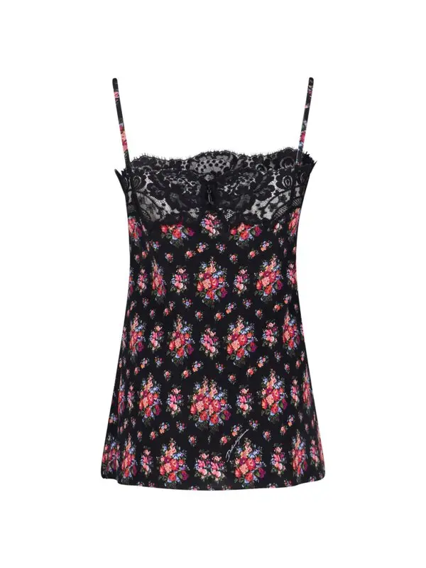 Dolce & Gabbana Silk Charmeuse Top