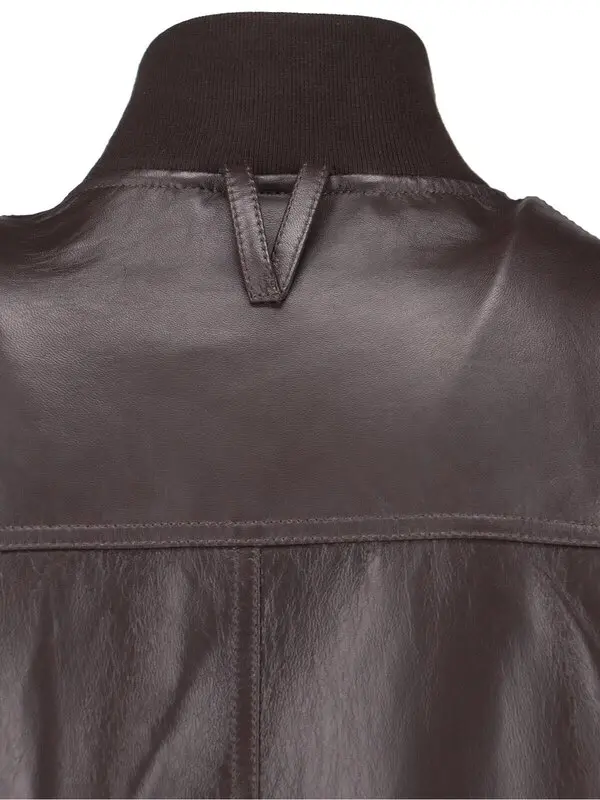 VALSTAR Valstarino Nappa Leather Jacket - Brown