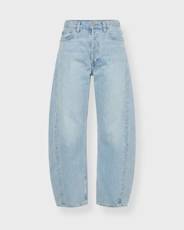 AGOLDE Jeans Luna Pierced Taper - Light Blue Wash