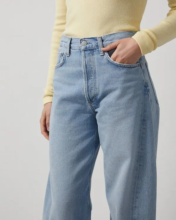 AGOLDE Luna Pierced Taper Jeans