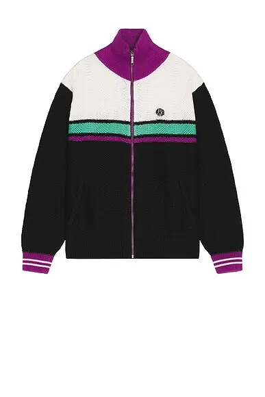 RICE NINE TEN Knitting Jogging Suit Jacket